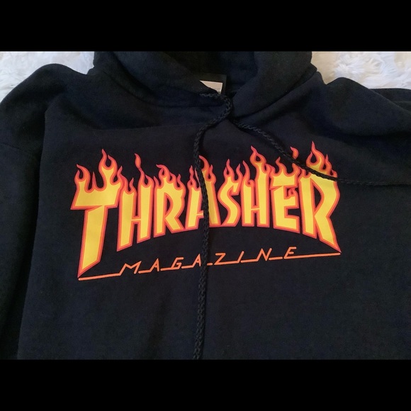 Thrasher | Jackets & Coats | Thrasher Hoodie Style Flames | Poshmark